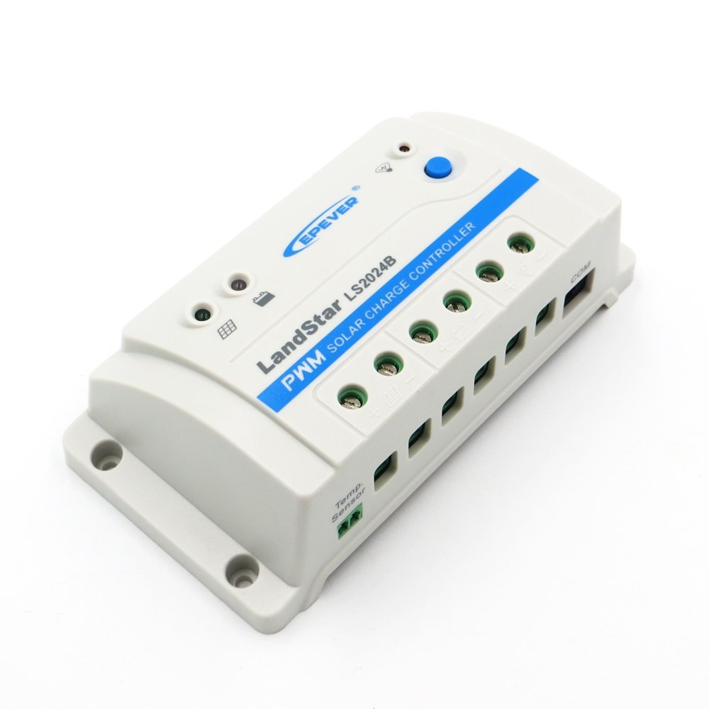 EPEVER Landstar 20A 12V/24V PWM Solar Charge Controller (LS2024B) - Alpha Batteries