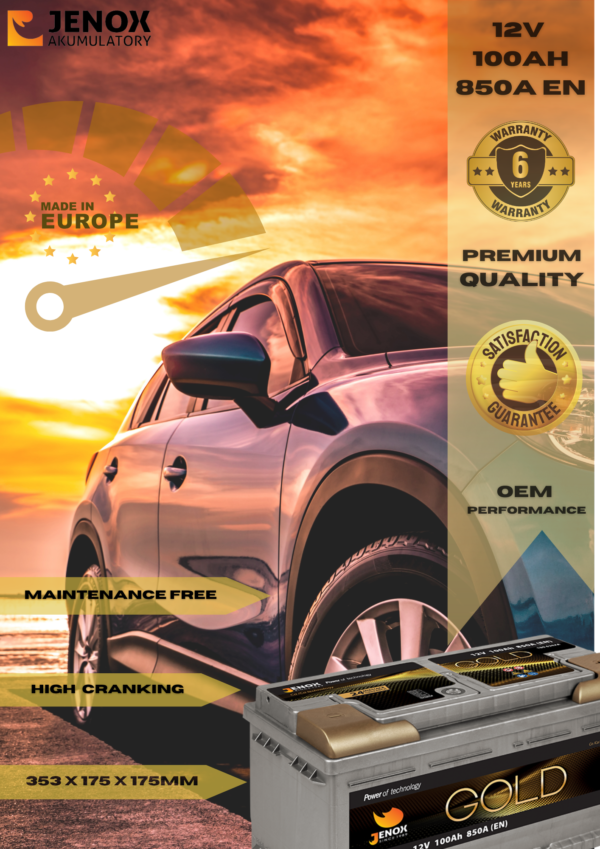019 Jenox Gold Premium Car Battery - Alpha Batteries