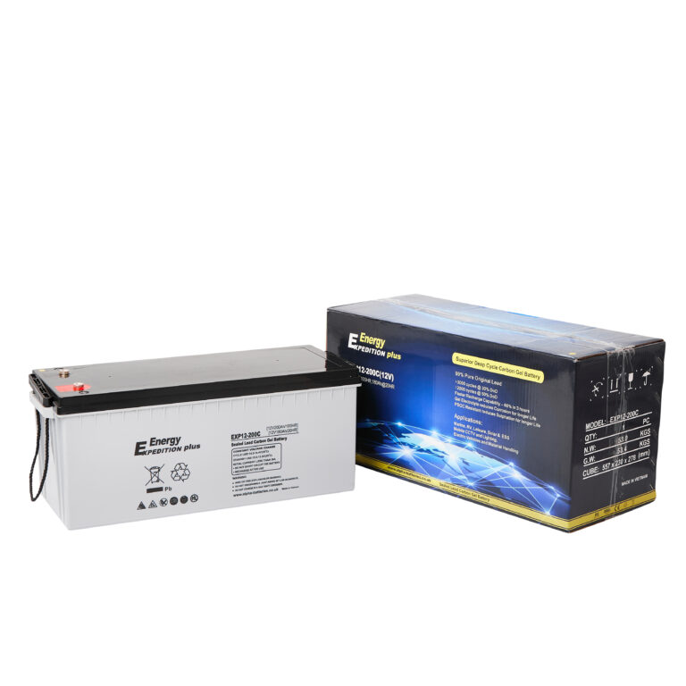 12V 200AH Expedition Plus Lead Carbon Gel Ultra Deep Cycle Battery ...