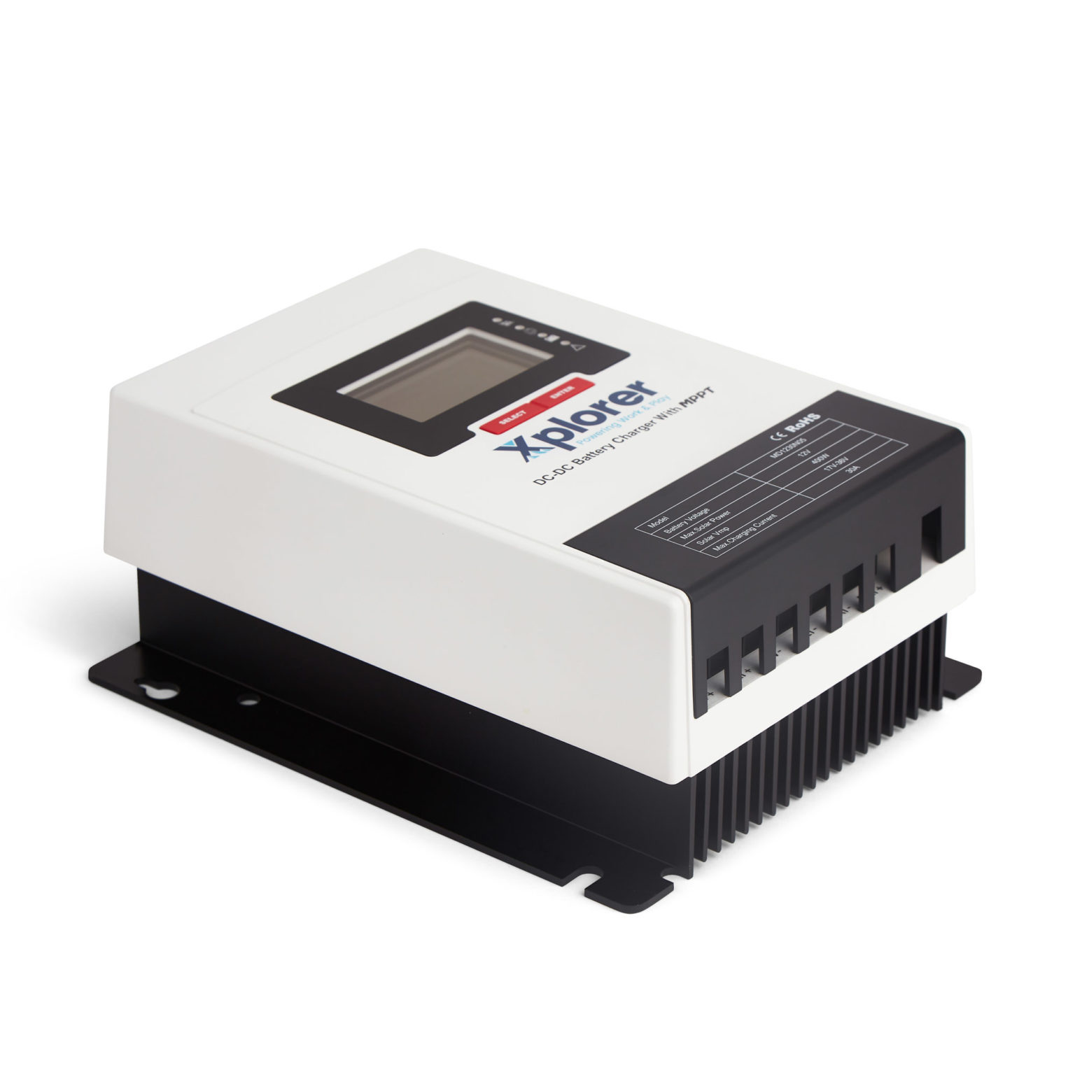 12v Xplorer 30A Onboard DC/DC Charger with Solar MPPT, Bluetooth & LCD ...
