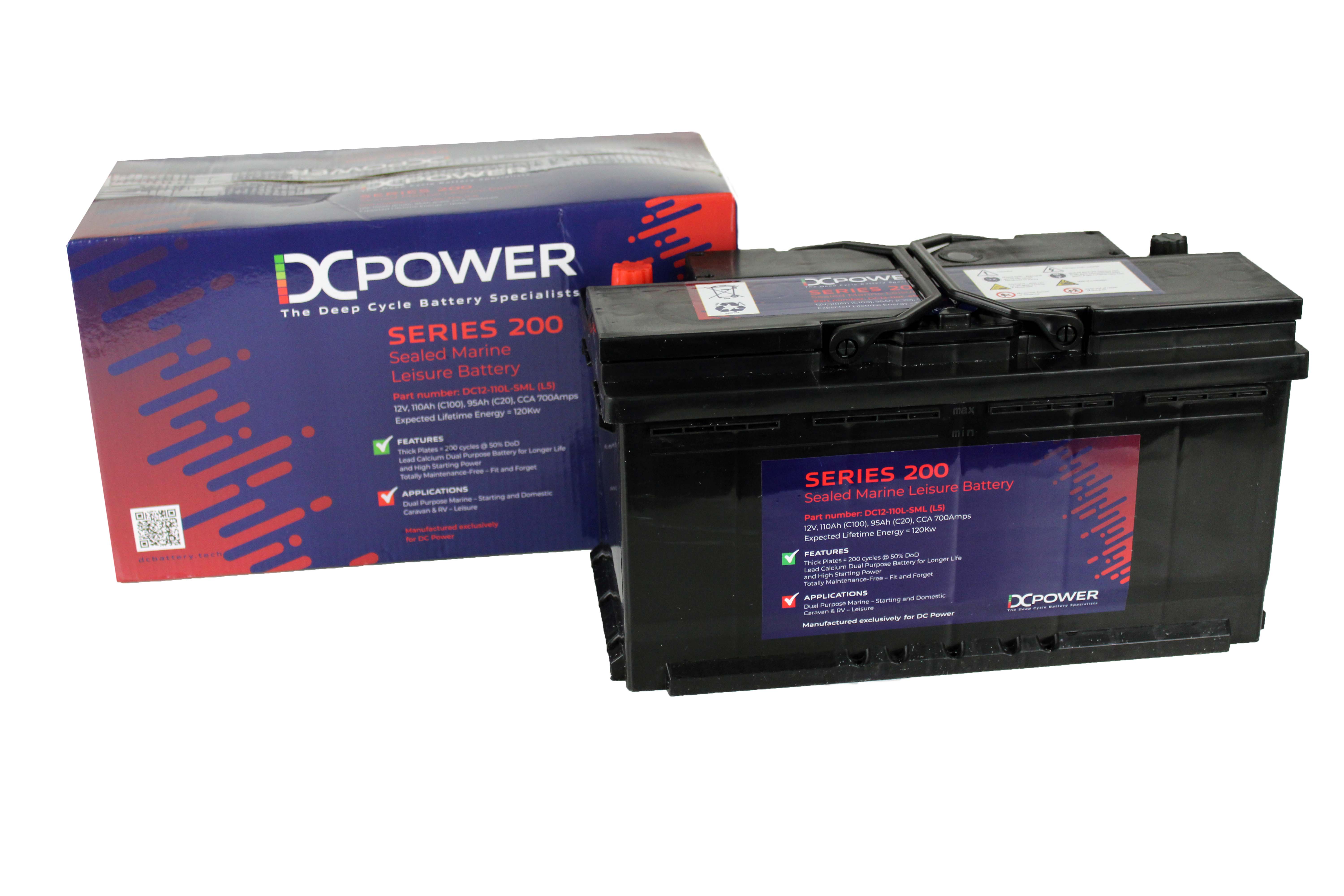 12V 110AH DC Power Adventurer Low Height Leisure Battery (DC12110L) (N ...