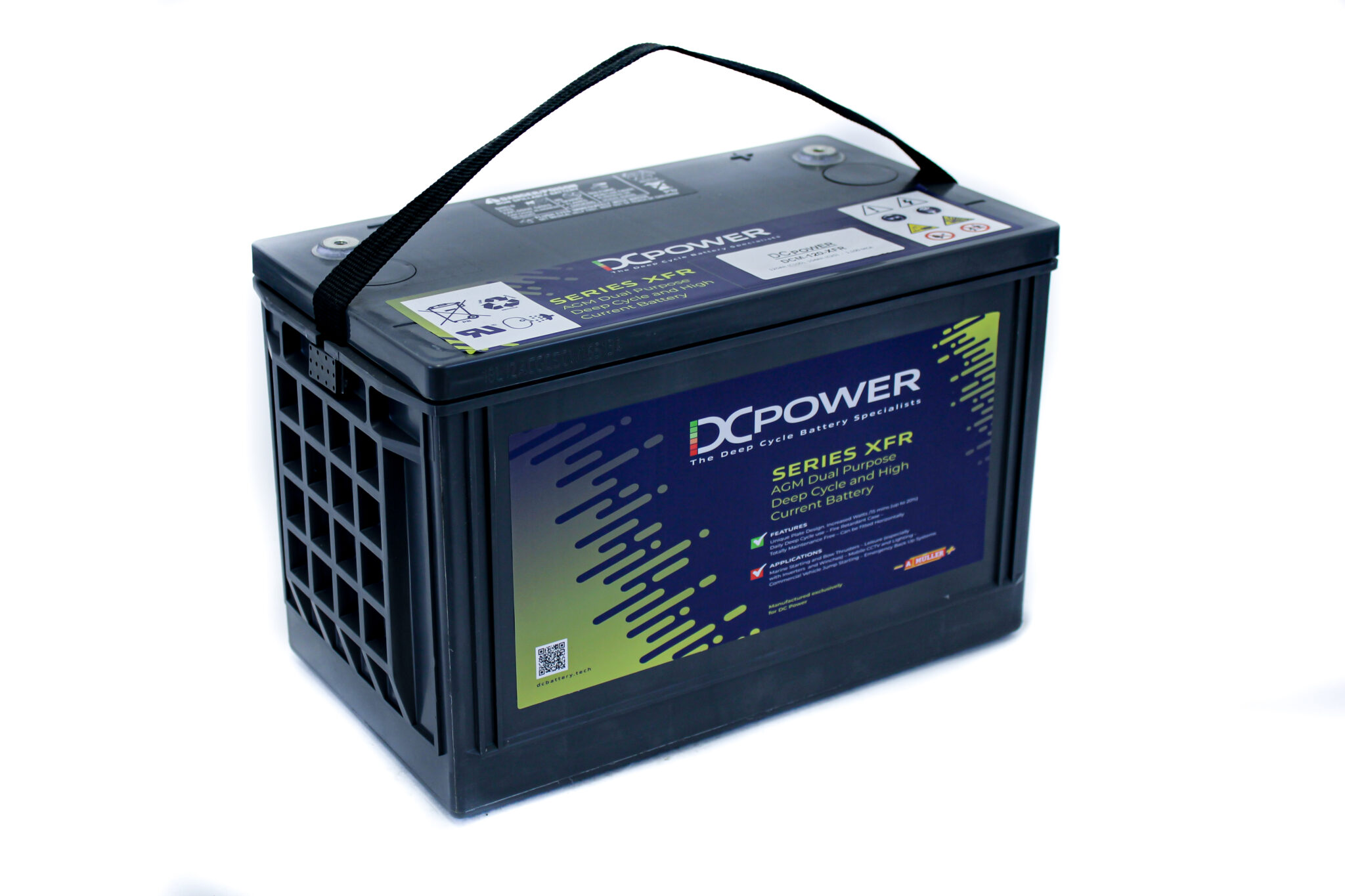12v 120AH DC Power Deep Cycle AGM Battery - Alpha Batteries