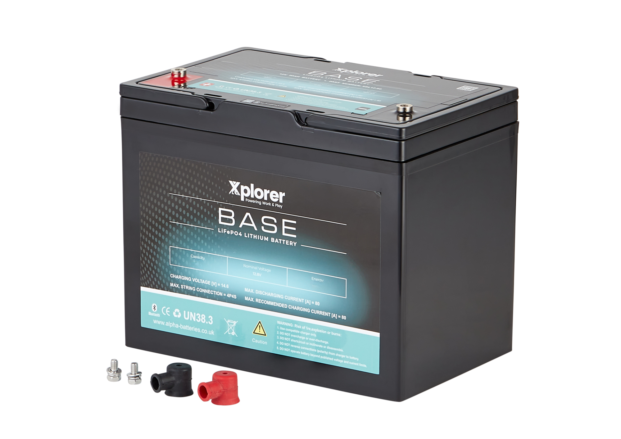 12v Xplorer Base 100ah Lithium Battery - Alpha Batteries