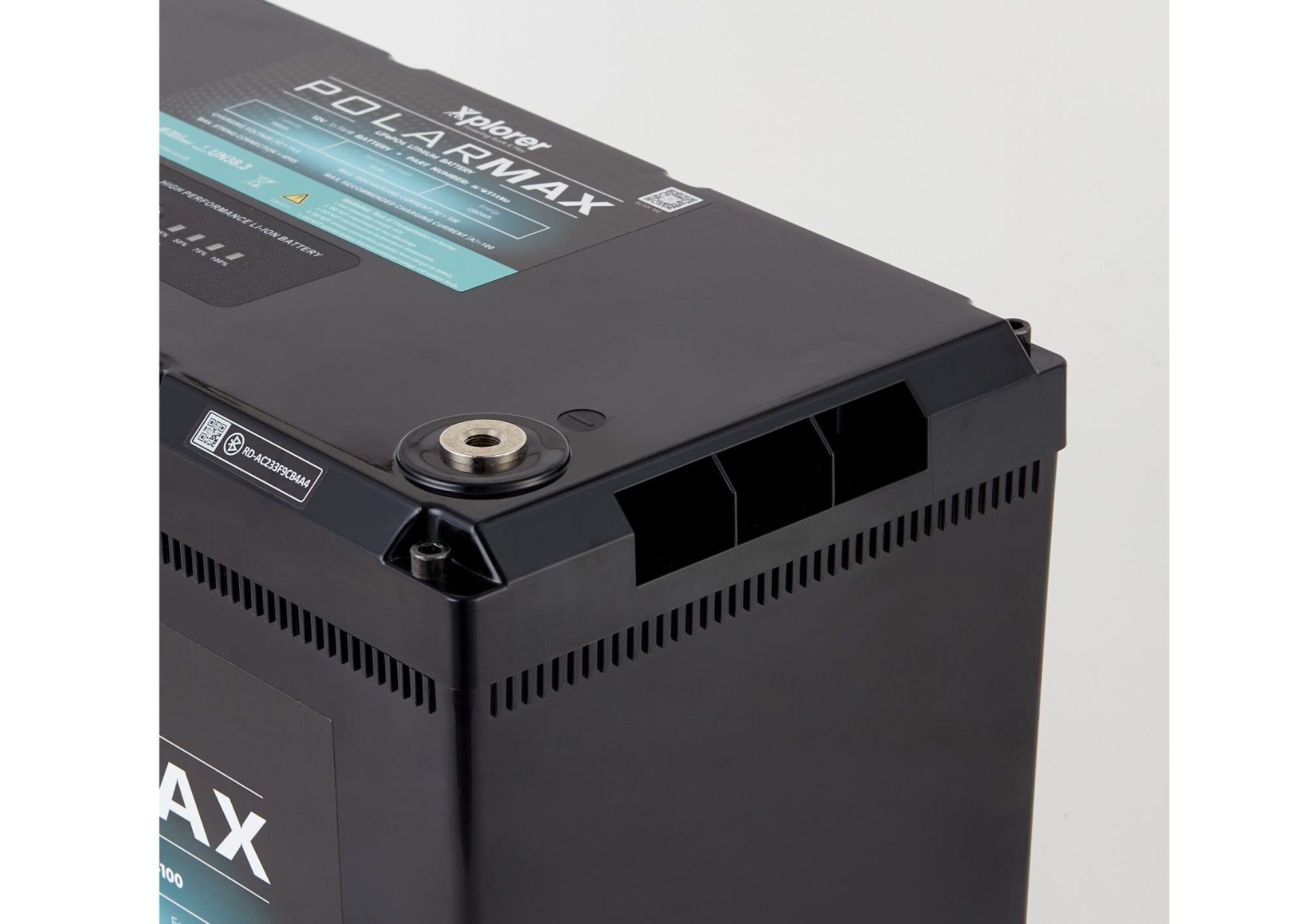 12v Lithium 135AH Xplorer Polarmax Low Temperature Leisure Battery with ...