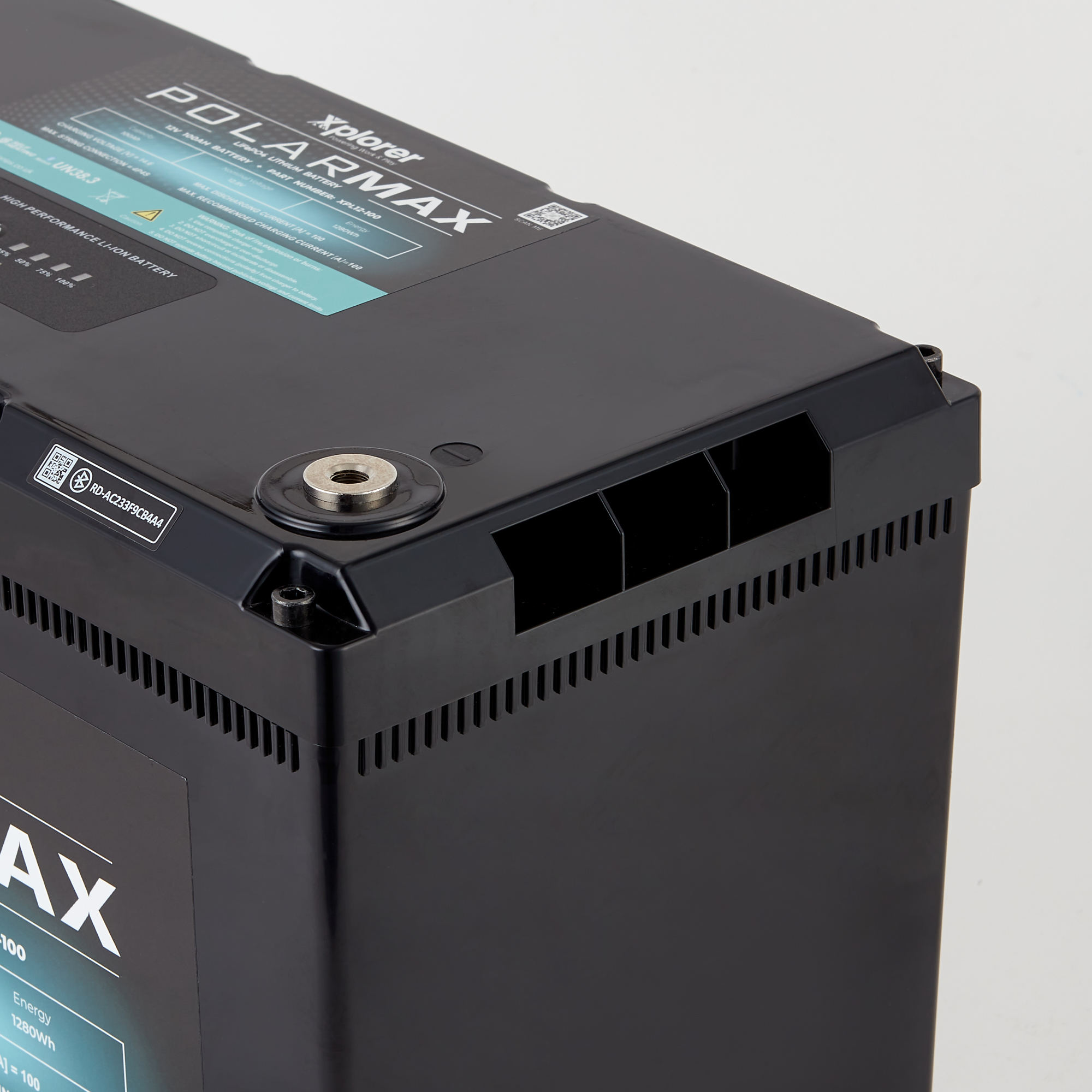 12v Lithium 135AH Xplorer Polarmax Low Temperature Leisure Battery with ...