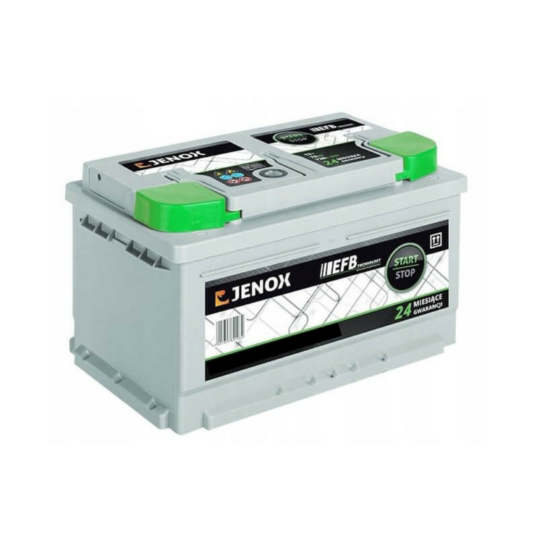 12V Jenox 80AH Carbon EFB Leisure Battery - Alpha Batteries