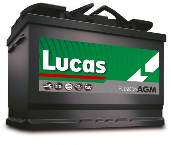 027 Lucas Fusion AGM Stop Start Car Battery (LF027) - Alpha Batteries
